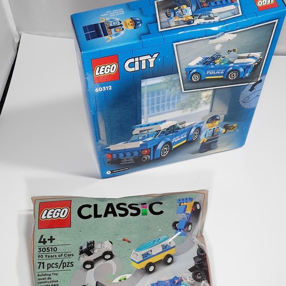 Lego | Toys | Lego City Police Car 632 94 Pcs Lego Classic 90 Years Of ...